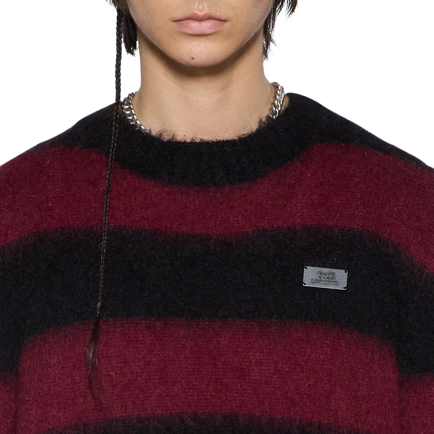 Metro Fusion - Ksubi Rugged Mohair Knit Crewneck Ox Sweater - Men's ...